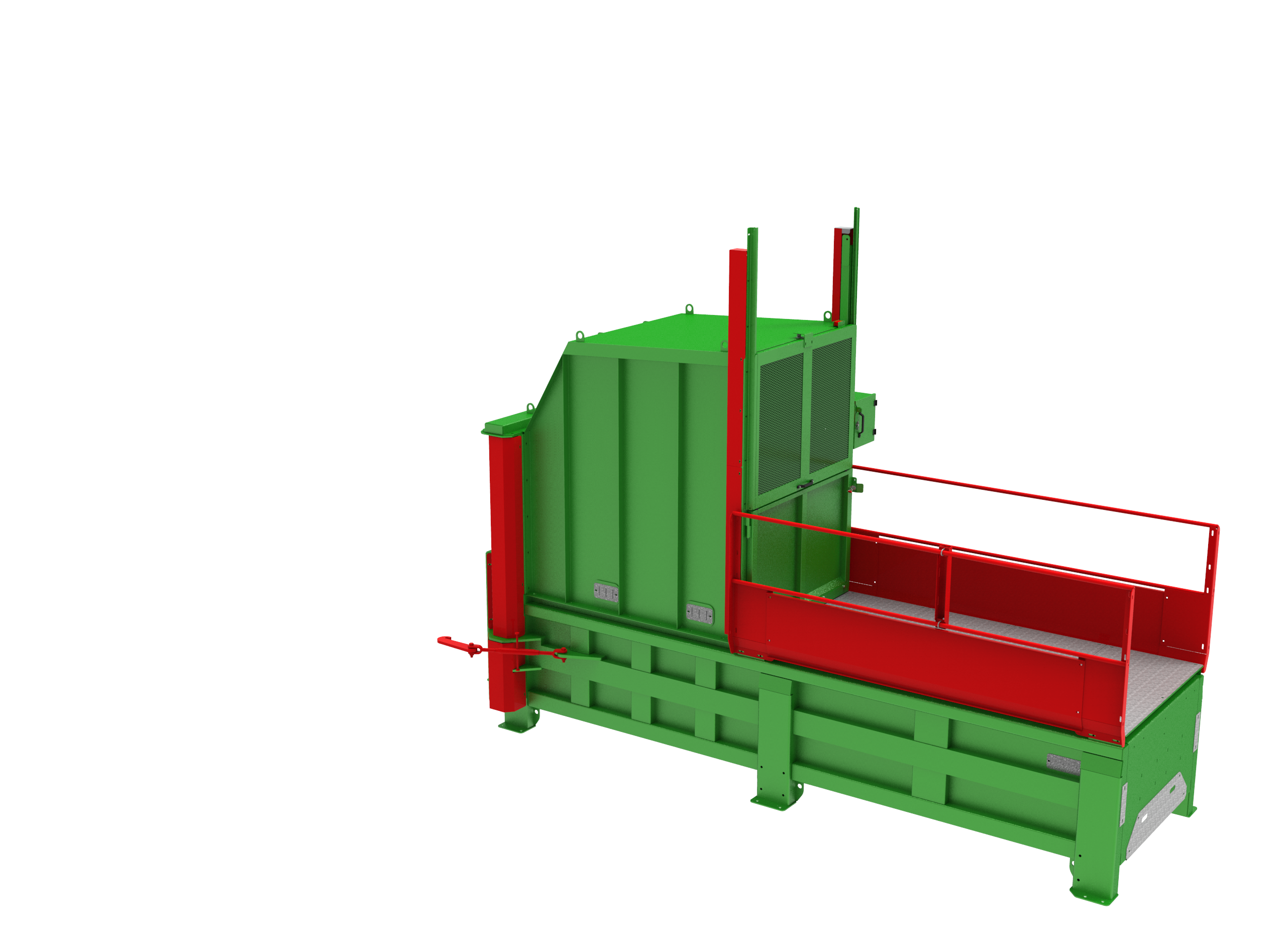 G140 pre crush sliding door hopper.545 - Gradeall International | Waste ...