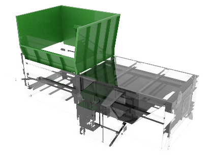 skip fed hopper - Gradeall International | Waste Management Equipment