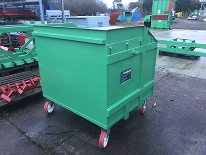 Dolav Cradle for Trunnion Bin Lifter 2 - Gradeall International | Waste ...