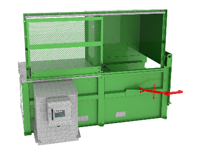 G90 Sliding Door Hopper - Efficient Waste Management Solutions
