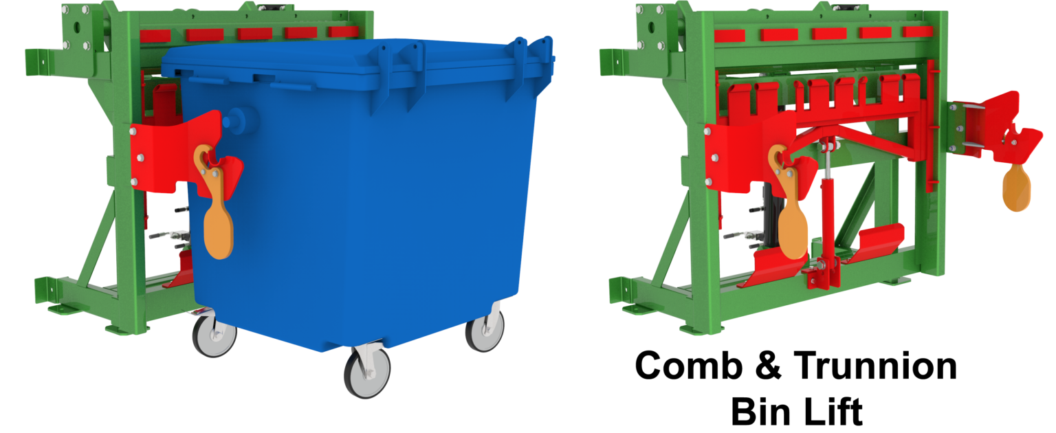 Static compactor bin lifts - Gradeall International | Waste Management ...