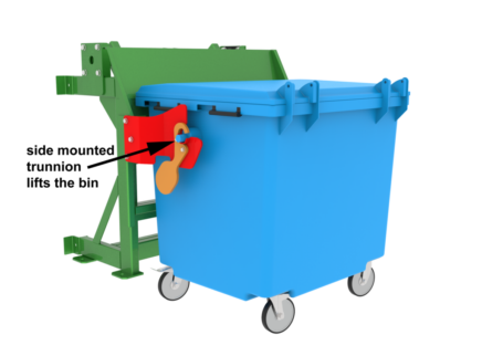 Static compactor bin lifts - Gradeall International | Waste Management ...