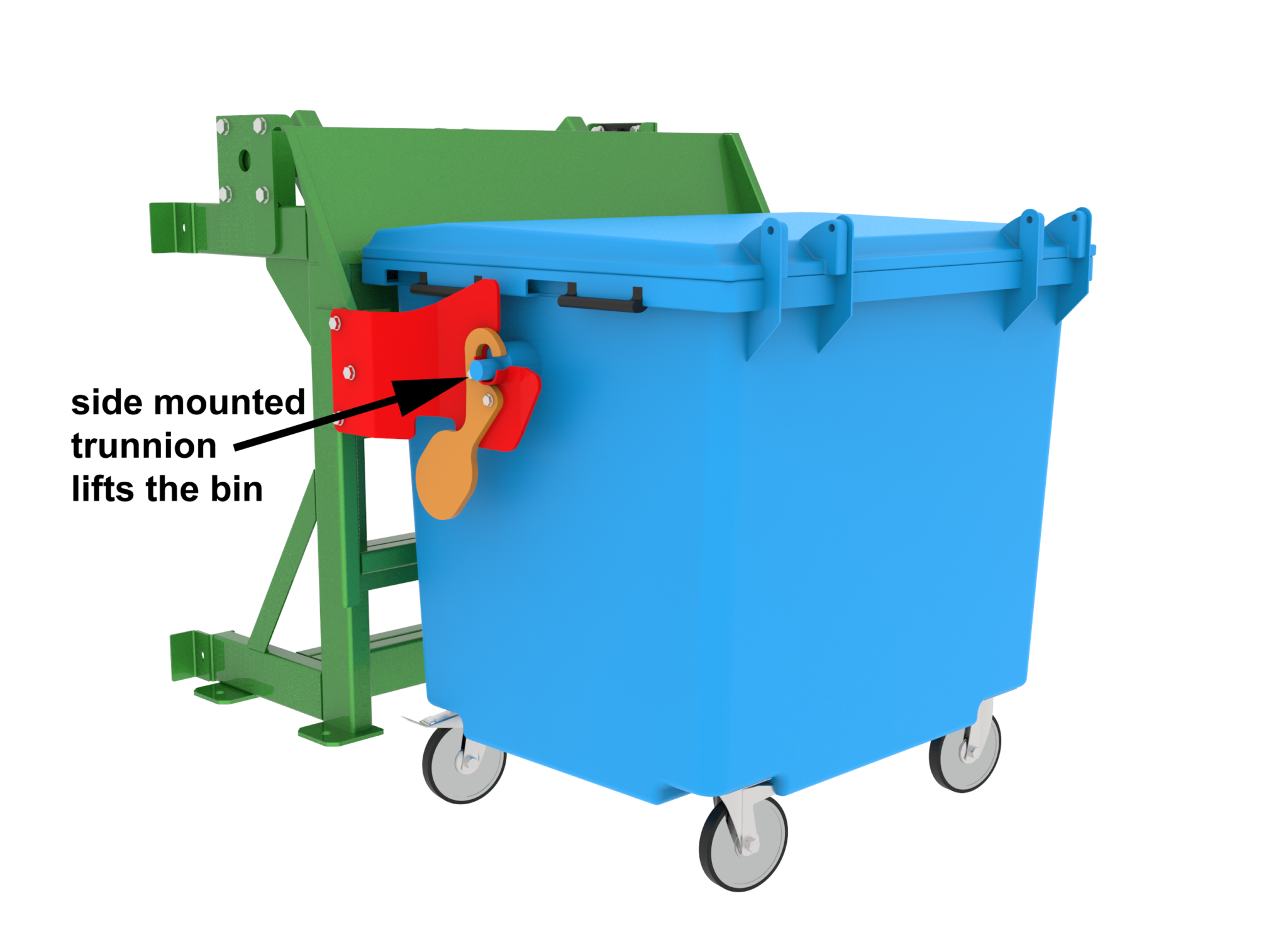 G90 > Bin lift system - Gradeall International | Waste Management Equipment