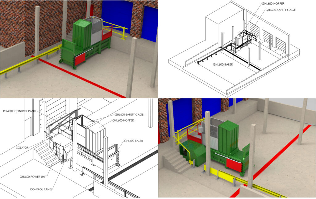 Custom CAD Design Solutions for Waste Management Equipment