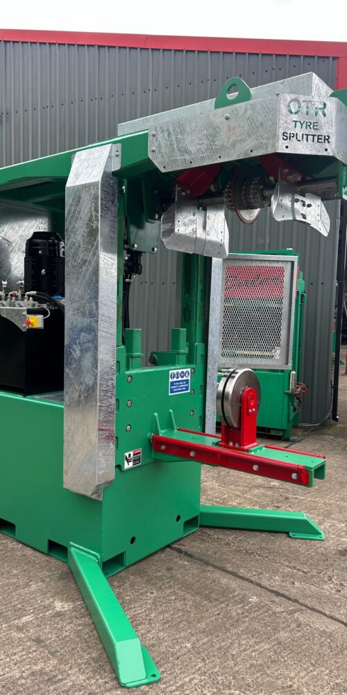 OTR Tyre Splitter: End-of-Life OTR Tyre Processing