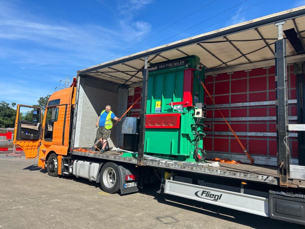 Gradeall MKII Tyre Baler - Efficient Waste Management Solution