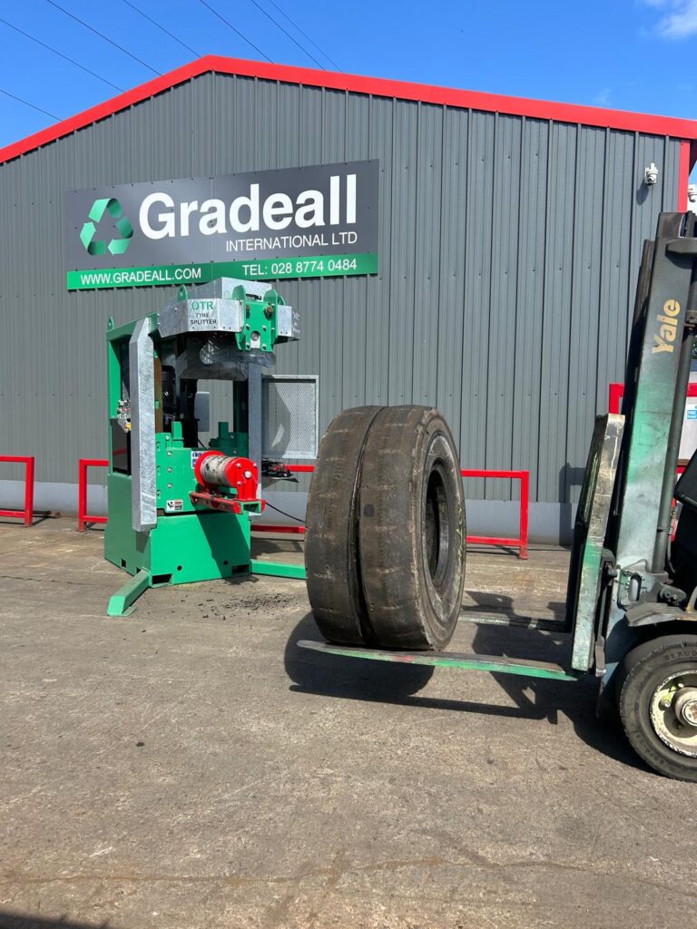 OTR Tyre Splitter - Waste Management Equipment