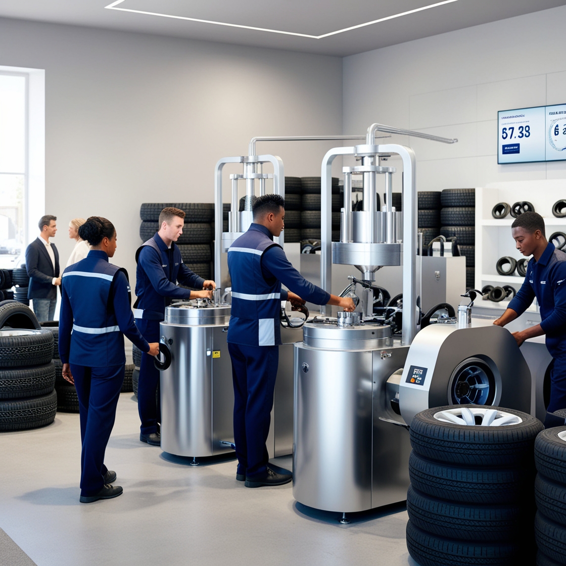 Efficient Tyre Processing Solutions for US Retail Chains - Gradeall