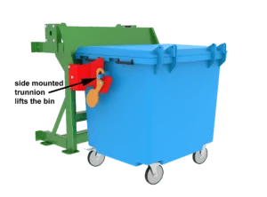 TRUNNION BIN LIFT for static compactors - Gradeall International ...