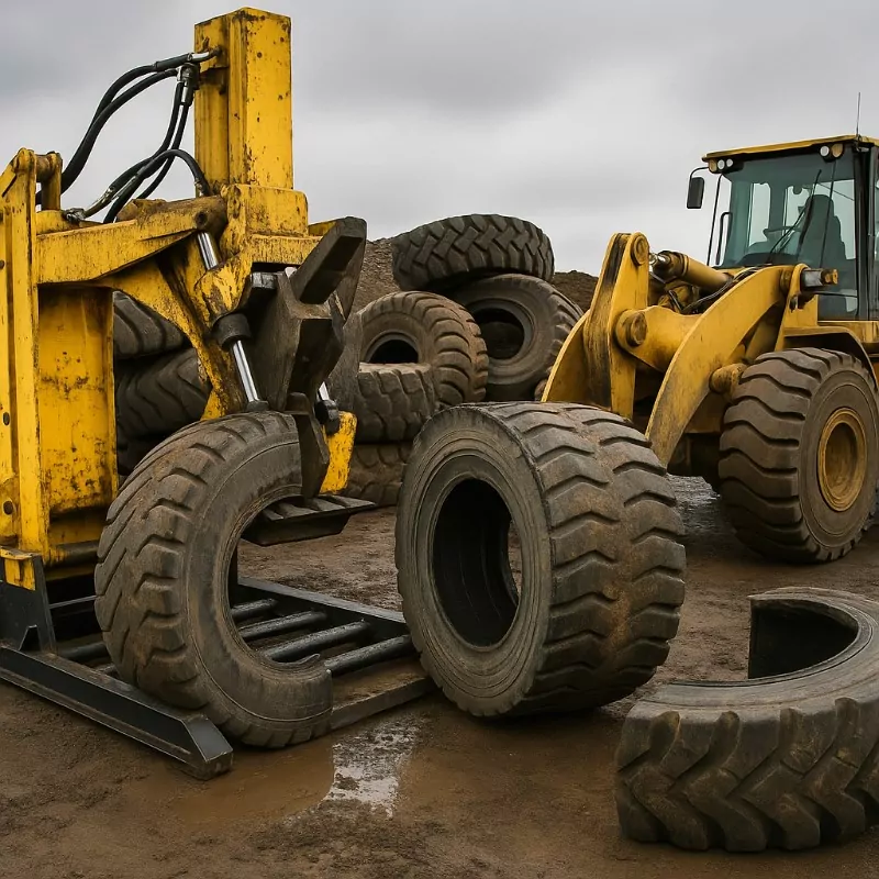OTR Tyre Splitter: Efficient Waste Processing for Mining Operations
