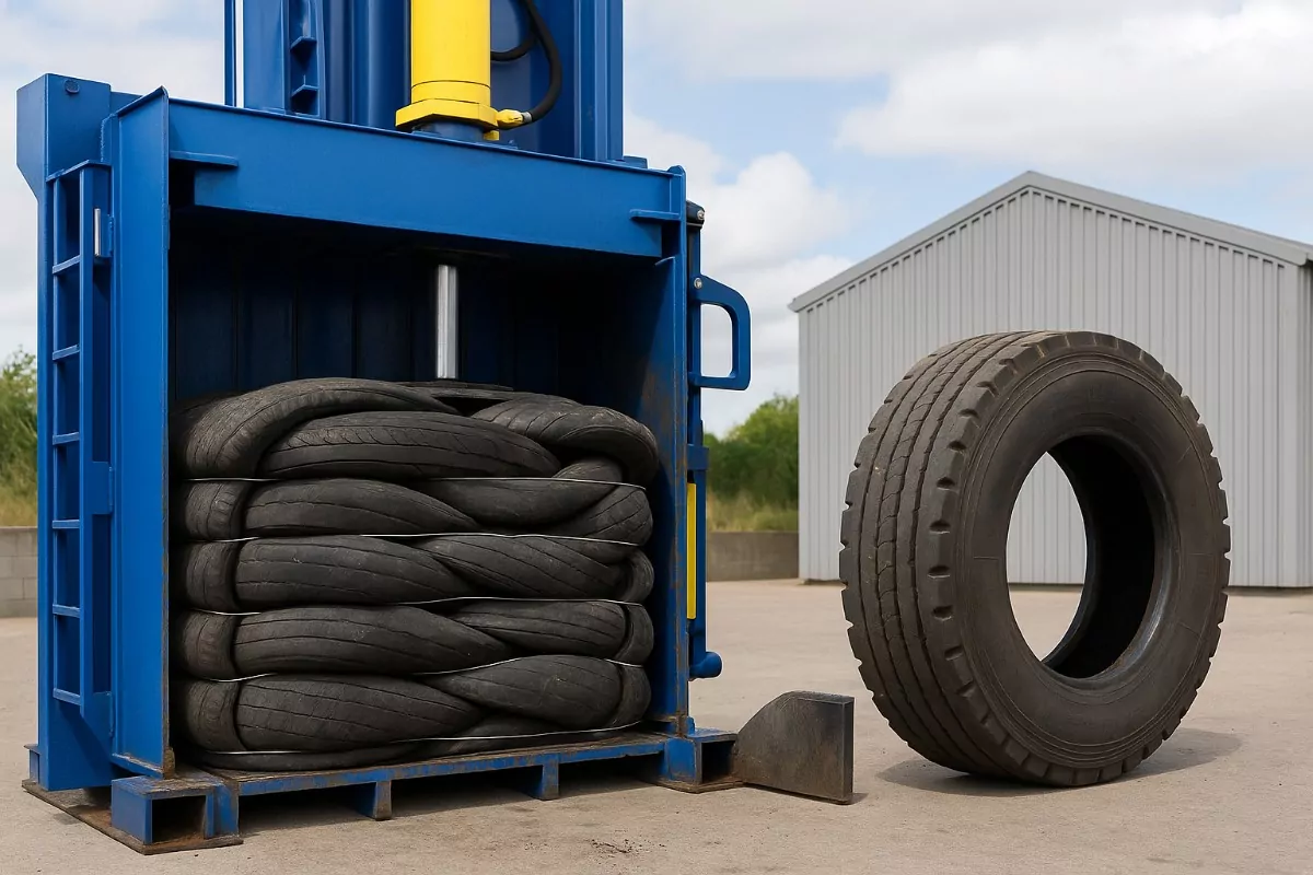 Truck Tyre Baler Solutions for Efficient Waste Management - Gradeall