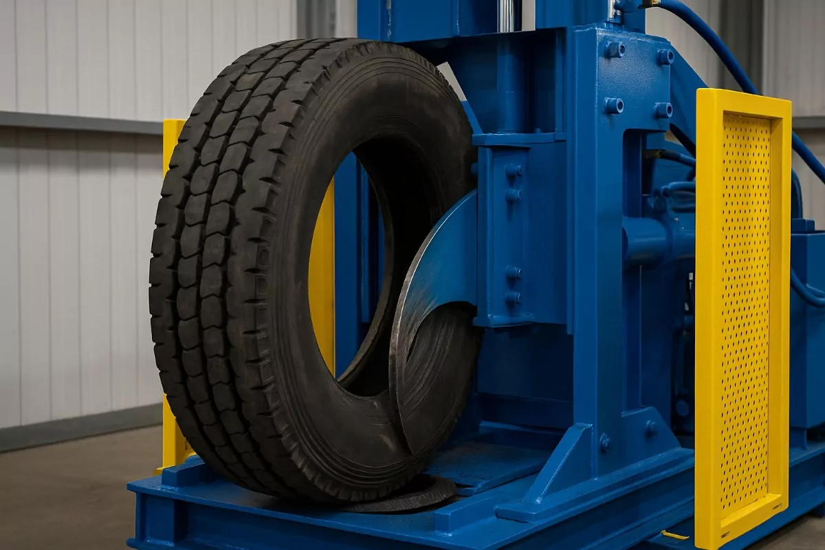 Heavy-Duty Truck Tyre Sidewall Cutter for Efficient Tyre Processing