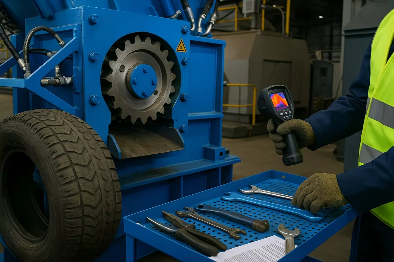 Essential Maintenance for Tyre Processing Equipment - Gradeall
